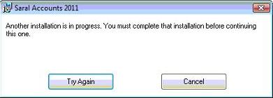 Error 1500: Another installation is in progress. You must complete that ...