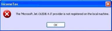 The ‘Microsoft.Jet.OLEDB.4.0’ provider is not registered on the local machine. – Relyon Softech