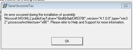 Error 1935: An error occurred during the installation of assembly ...